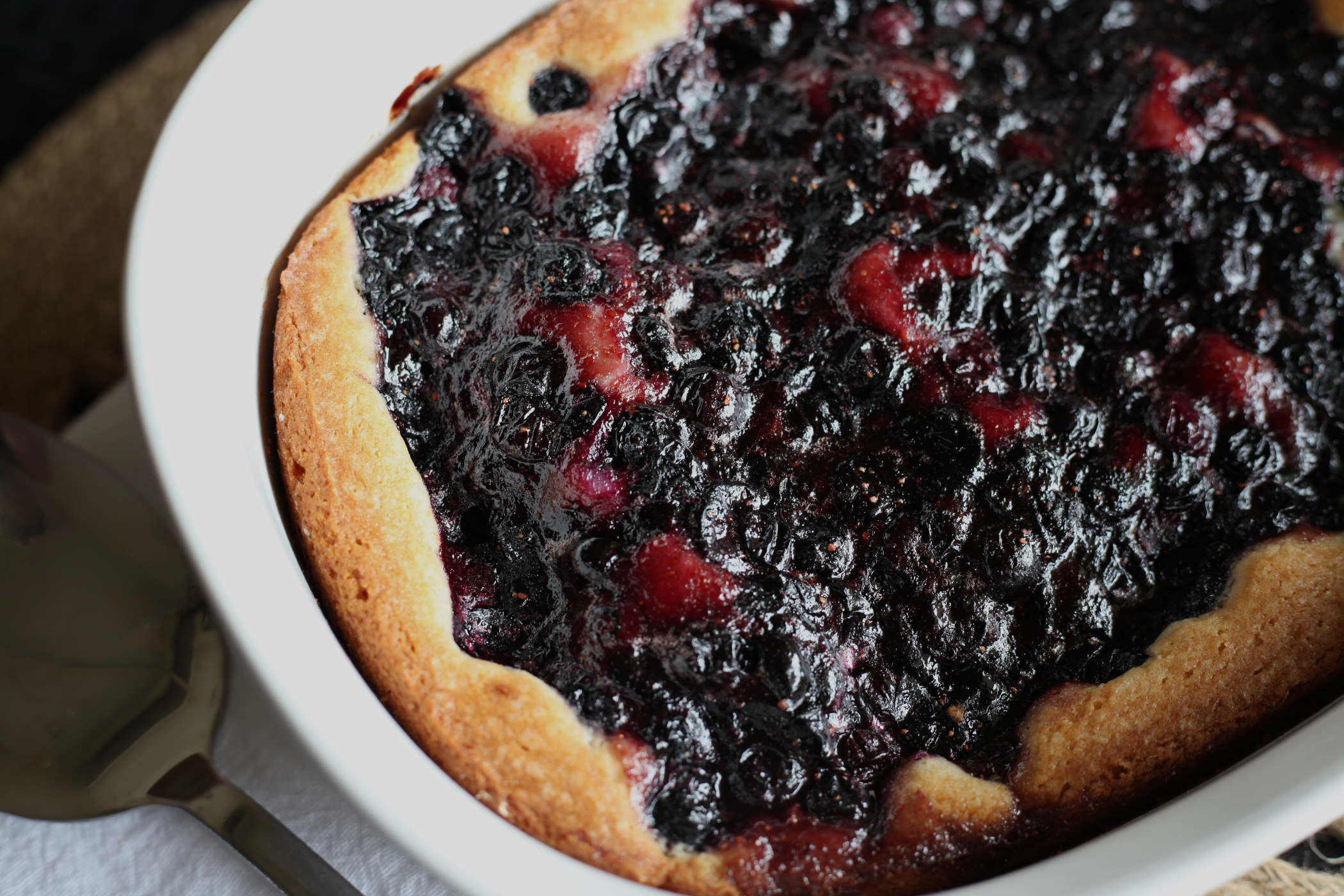 Old Fashioned Blueberry Cobbler - Full Recipe and Video - Fickle Hobbyist